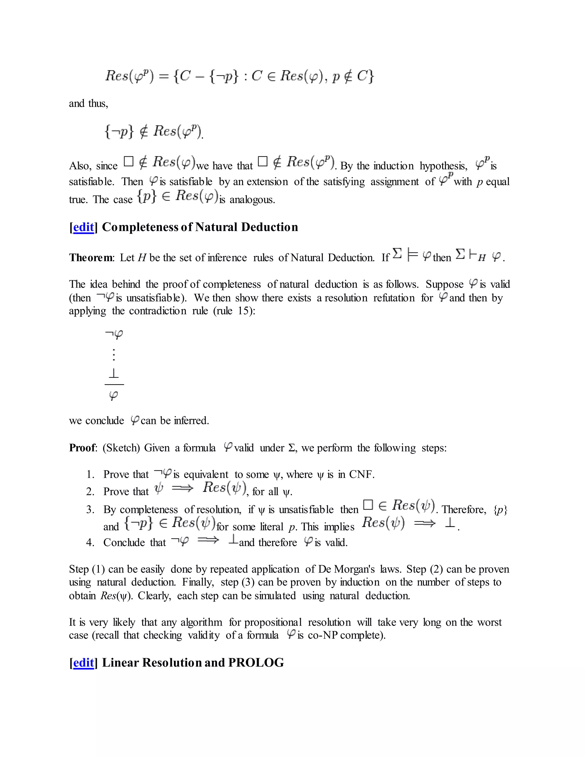 Propositional logic is a good vehicle to introduce basic properties of logic | PDF | Free Download