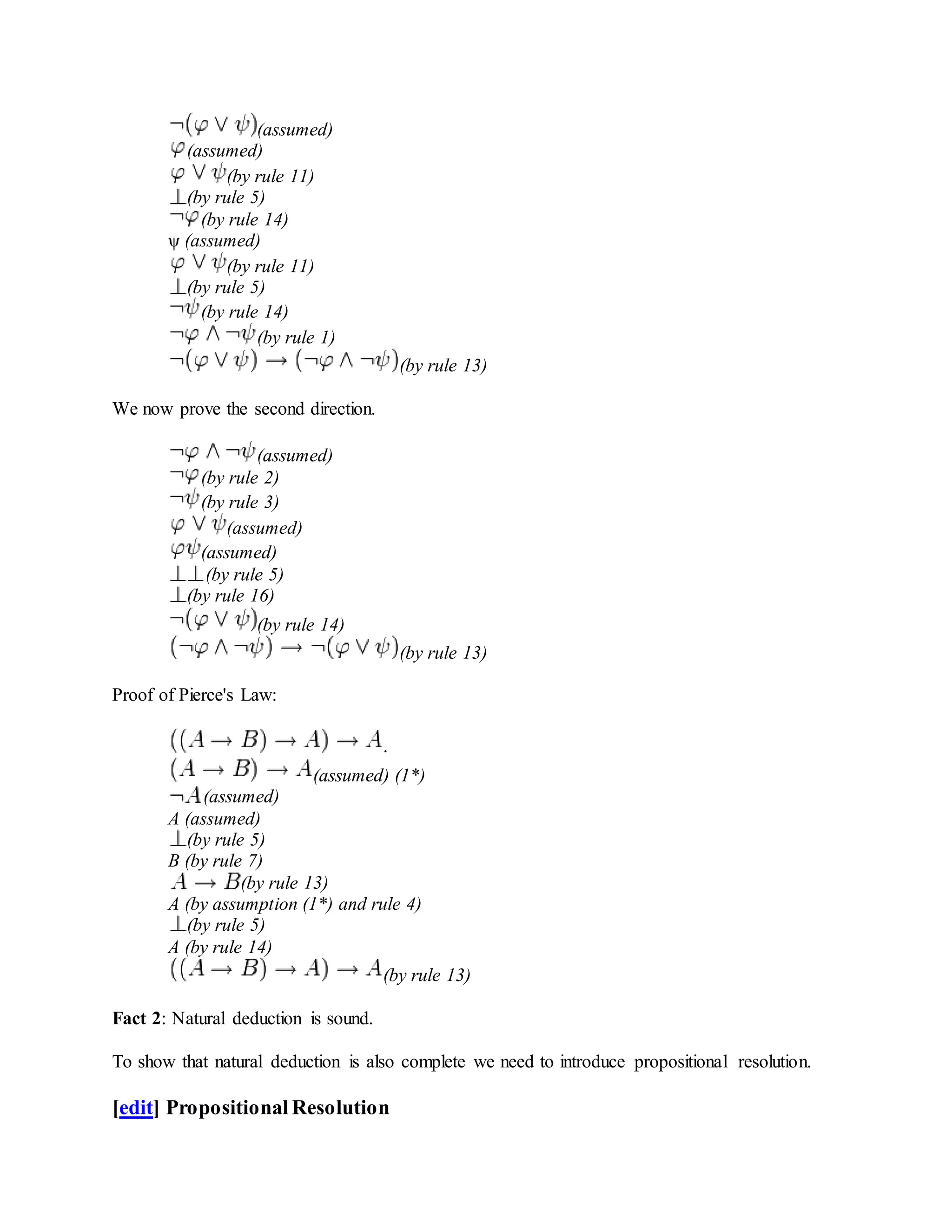 Propositional logic is a good vehicle to introduce basic properties of logic | PDF | Free Download