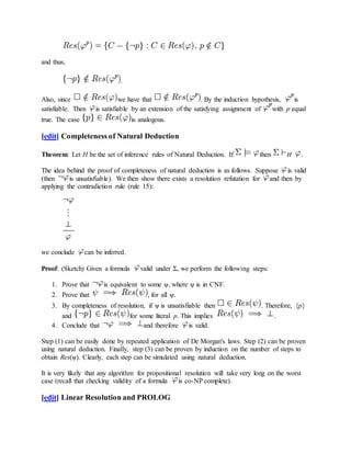 Propositional logic is a good vehicle to introduce basic properties of logic | PDF