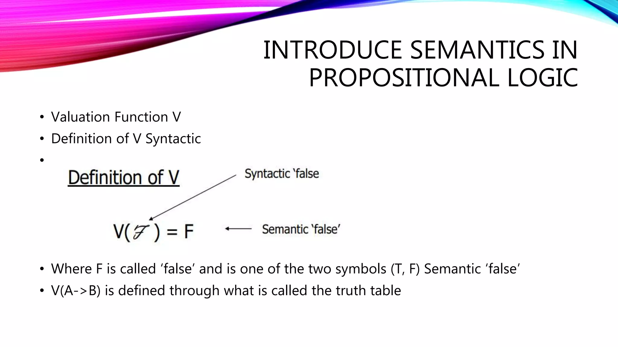 Propositional logic(part 2) | PPT
