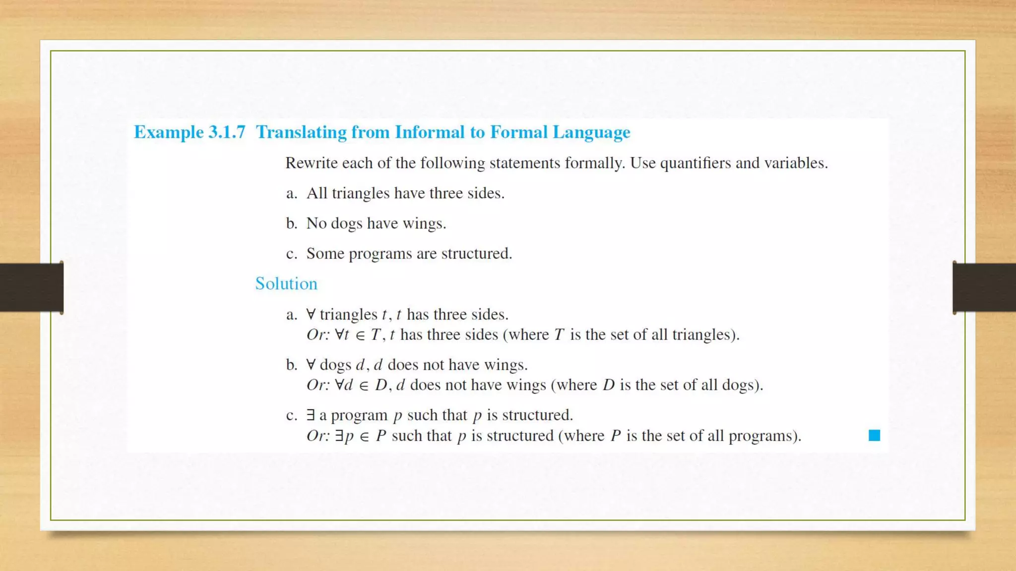 Propositional logic, Predicate, quantifier&Nested Quantifier solved ... Propositional logic, Predicate, quantifier&Nested Quantifier solved ...