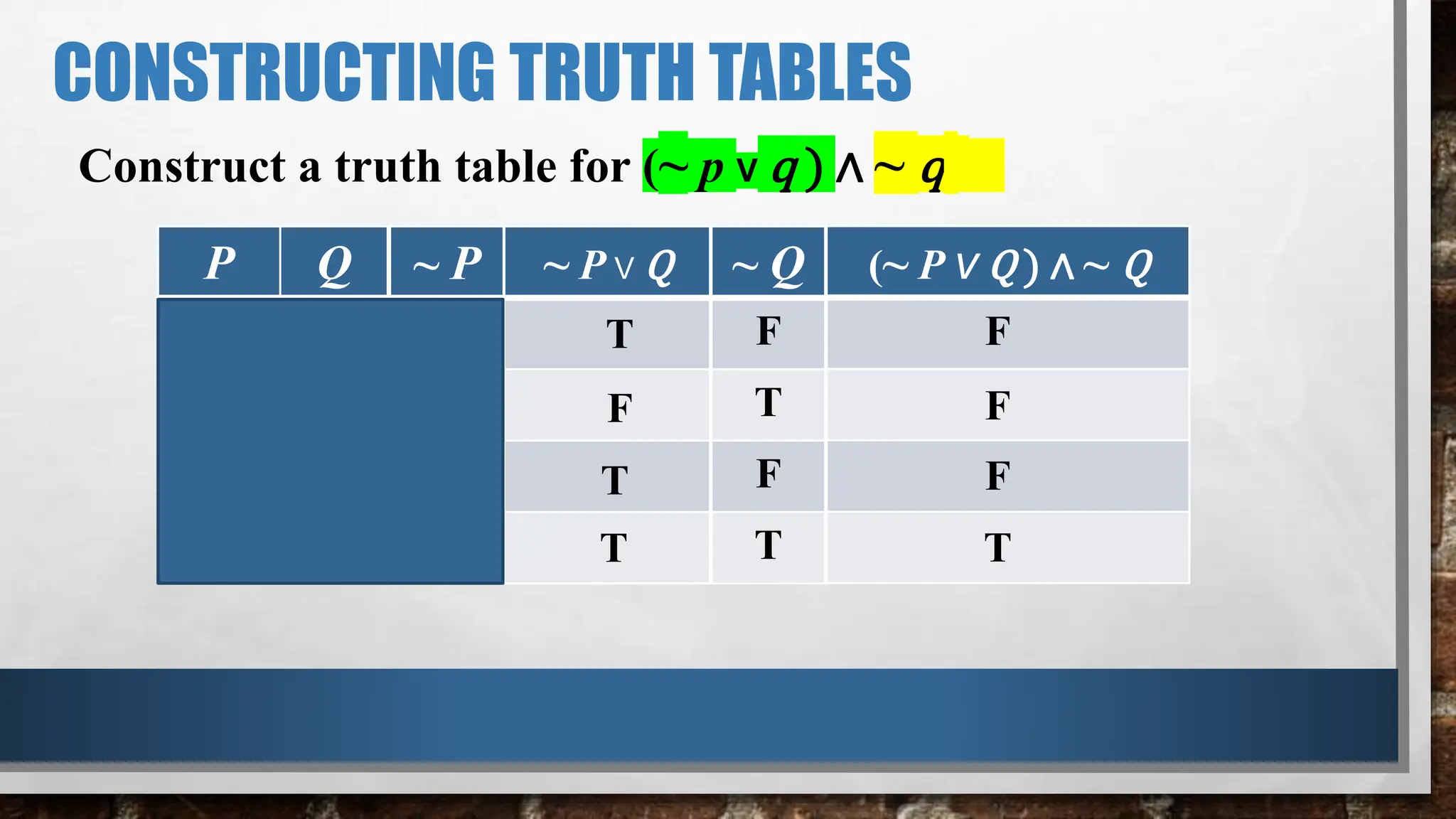 proposition, truth tables and tautology.pptx
