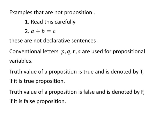 proposition Logic-1.pptx Discrete Mathematics | PPTX