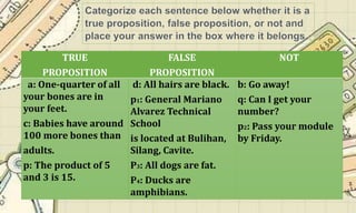 Propositions | PPTX