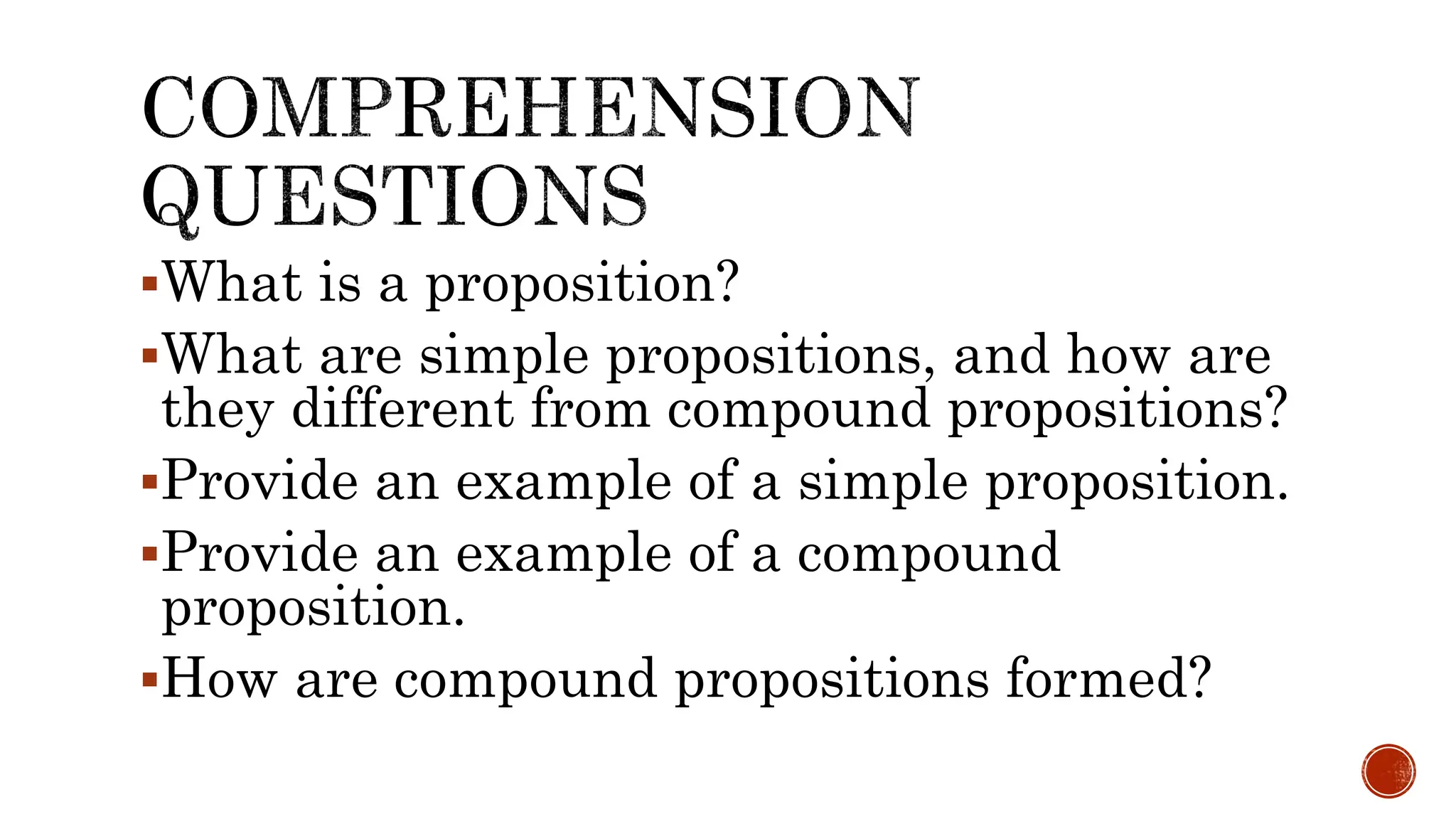 Propositions - Simple and Compound .pptx