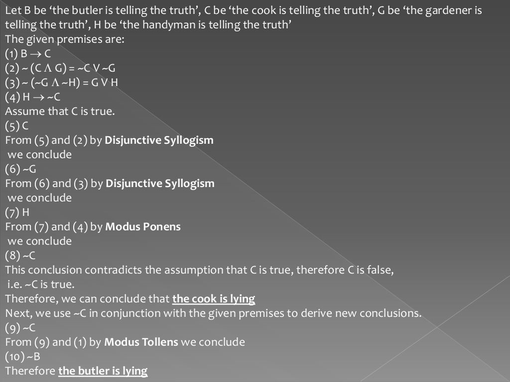 Propositions - Discrete Structures