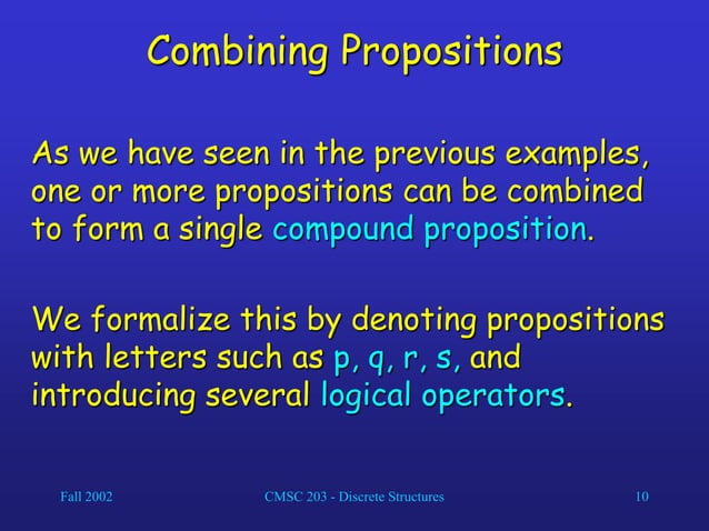 This is one of the subtopics of Introduction to set and logic theory in mathematics | PPT
