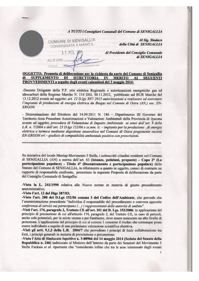 La proposta protocollata integrale | PDF