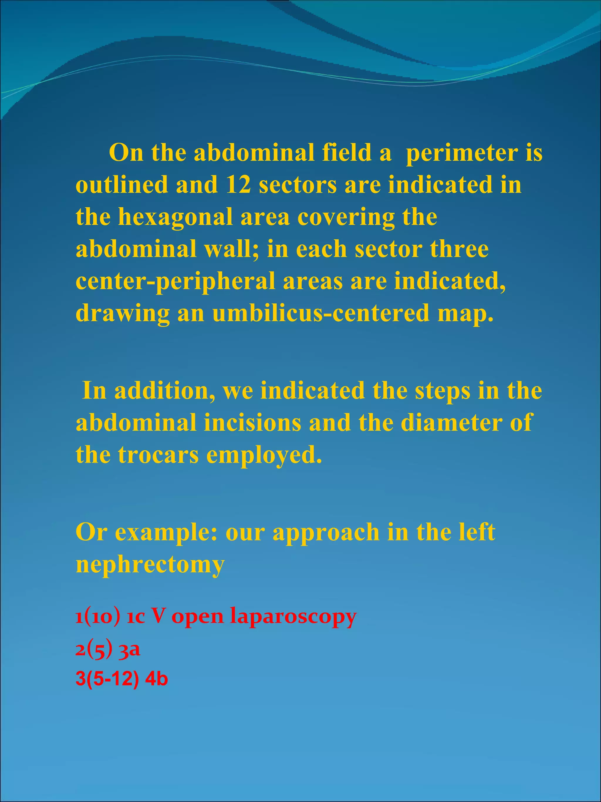 Proposed abdominal topography | PPT