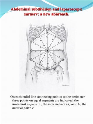 Proposed abdominal topography | PPT | Surgery | Medical Health
