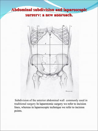 Proposed abdominal topography | PPT