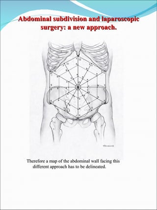 Proposed abdominal topography | PPT | Surgery | Medical Health