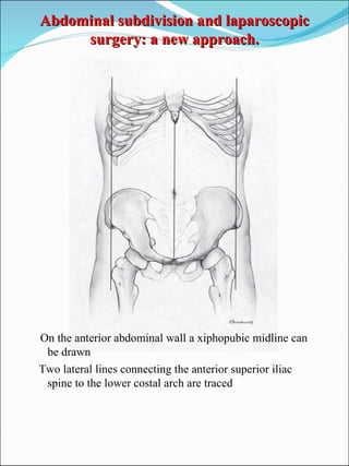 Proposed abdominal topography | PPT | Surgery | Medical Health