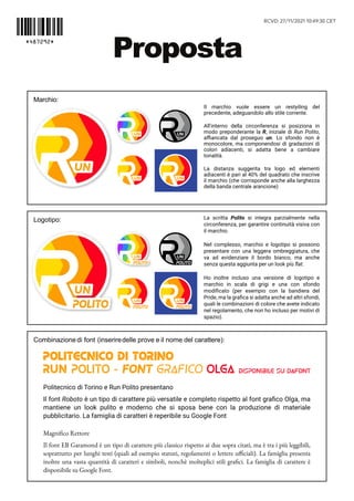 Run Polito logo contest: all the proposals | PDF