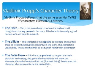 Propp and todorov | PPTX