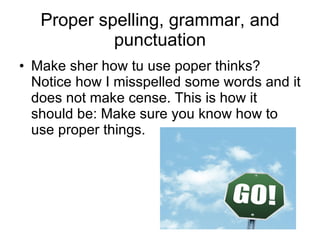 Propper Email Etiquette | PPT