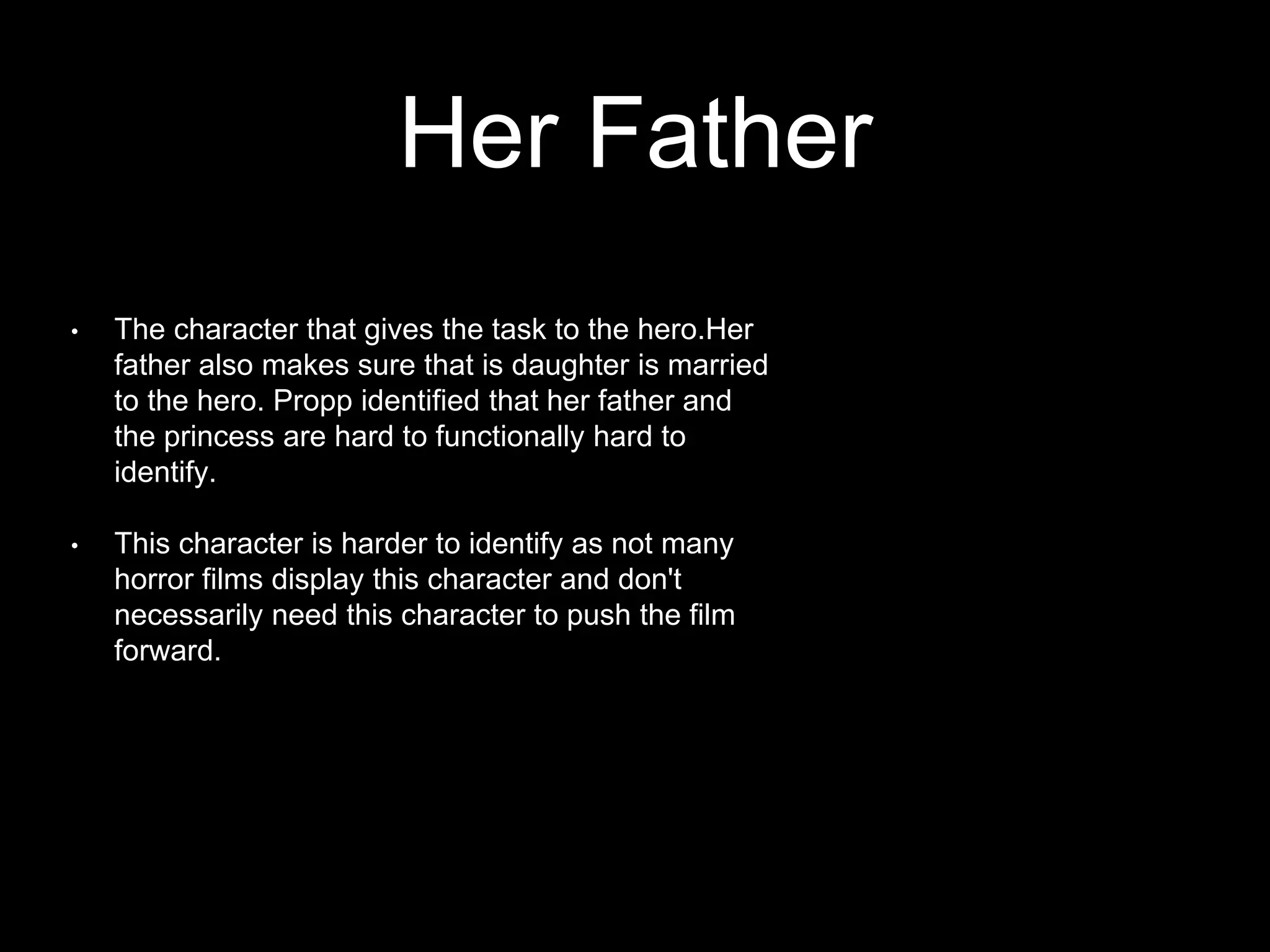 Propp's Character Theory | PPT