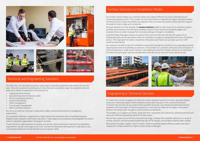 Coates Hire Structural Propping & Support | PDF