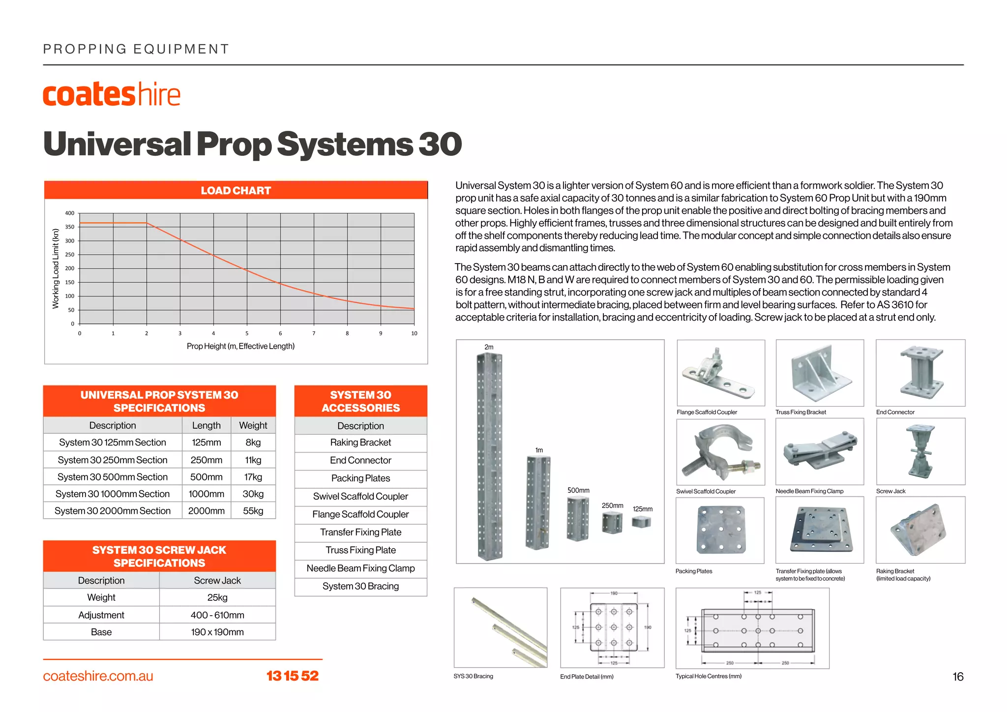 Coates Hire Engineering Solutions - Structural Propping Systems | PDF