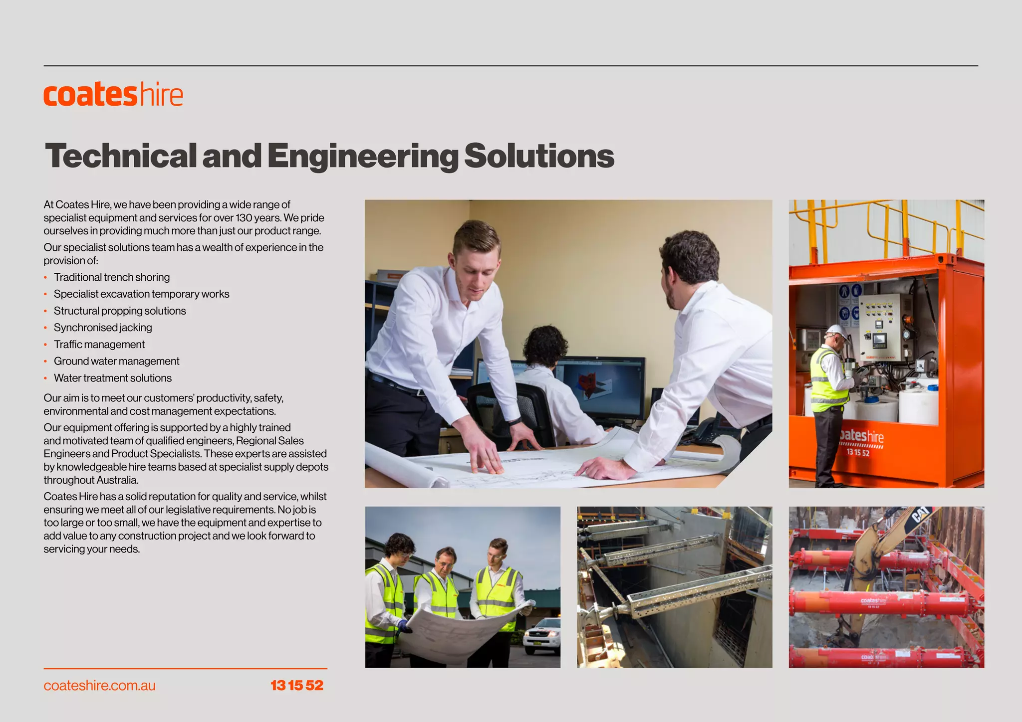 Coates Hire Engineering Solutions - Structural Propping Systems | PDF