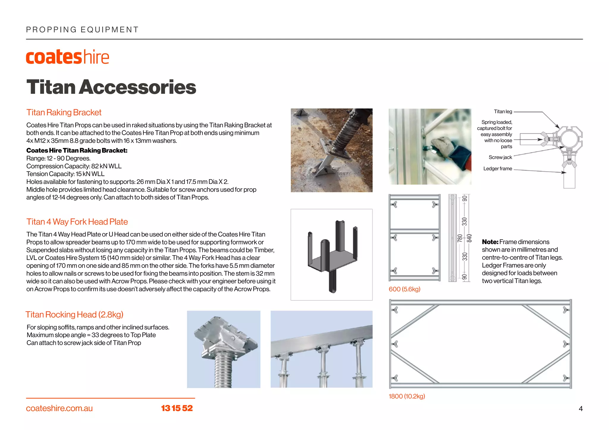 Coates Hire Engineering Solutions - Structural Propping Systems | PDF
