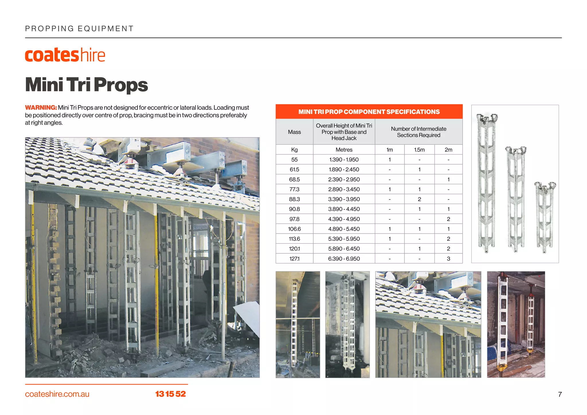 Coates Hire Engineering Solutions - Structural Propping Systems | PDF