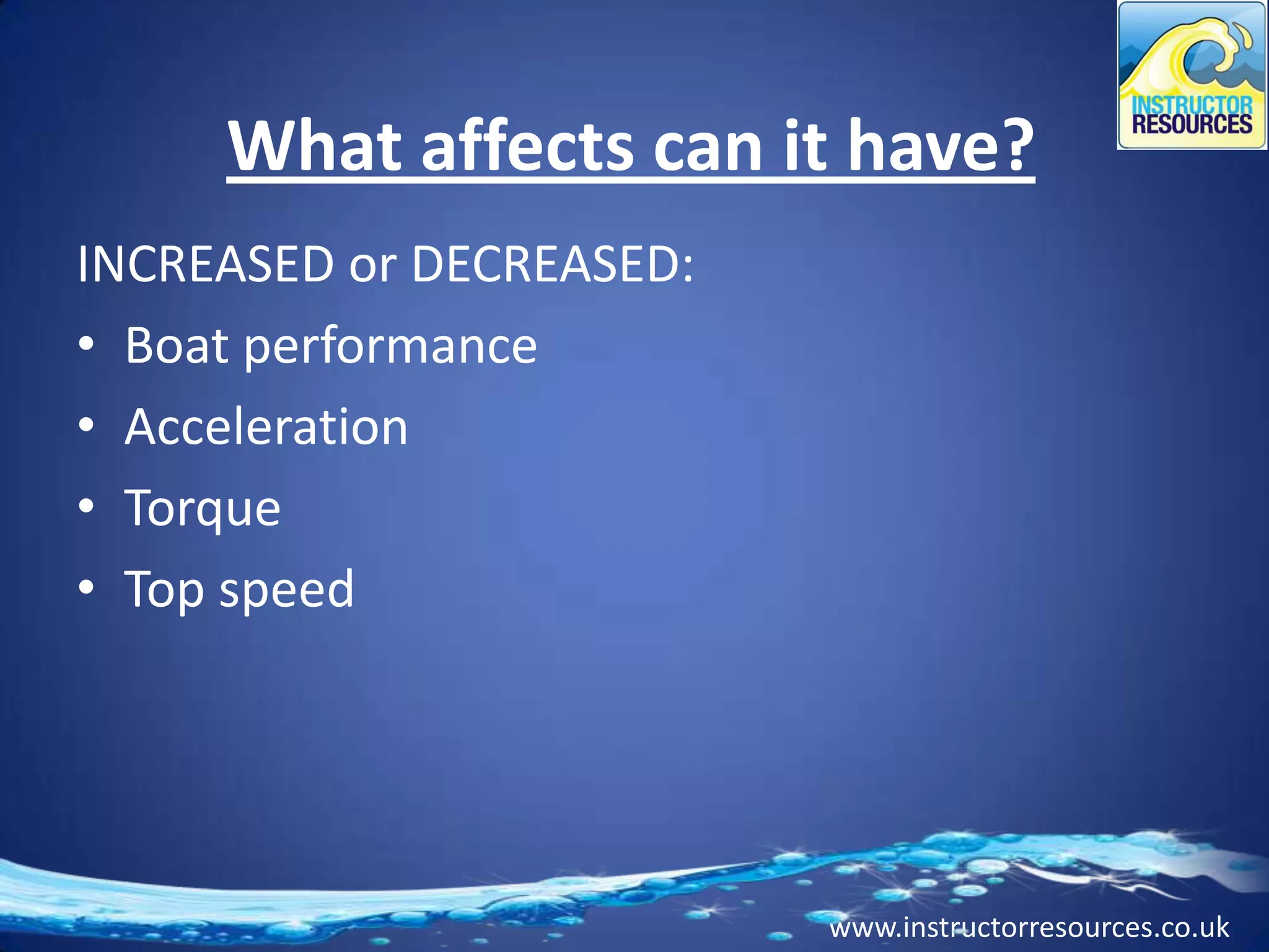 Propeller Diameter & Pitch - Choosing the right prop for your boat | PPTX