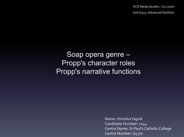 Propps character roles (1) | PPT