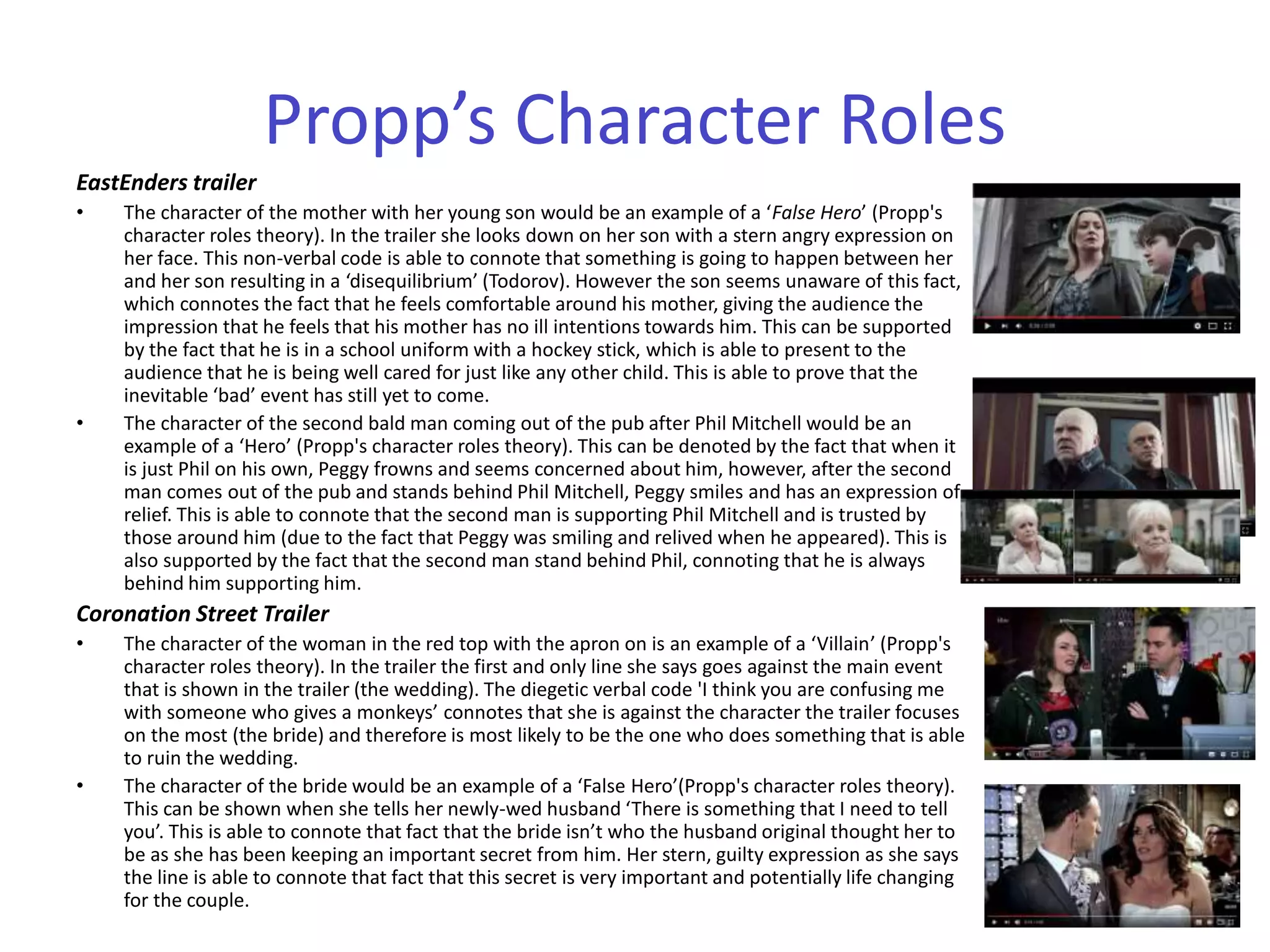 Propps Character Roles and Narrative Functions - Sean Wayne | PPT