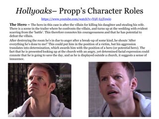 Propp's Character Roles and Narrative Functions | PPT