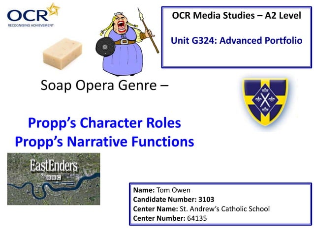 Propp's character roles and narrative functions | PPT
