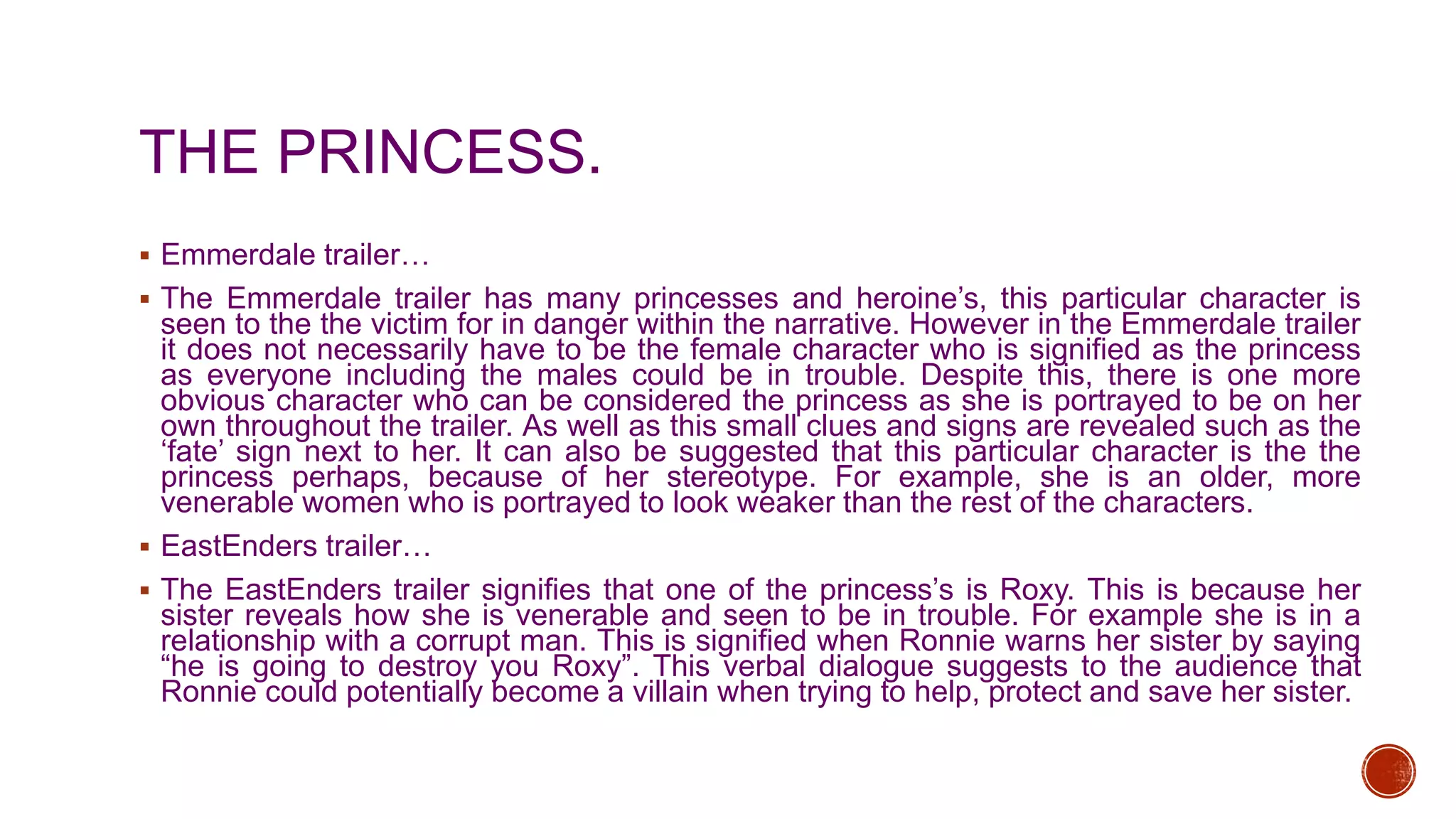 Propps character theory. | PPTX