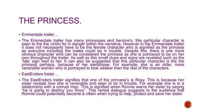 Propps character theory. | PPTX