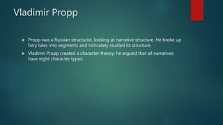 Vladimir Propp’s theory of characters | PPTX
