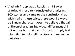 Propp’s Theory | PPT