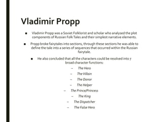 Propp's theory | PPTX