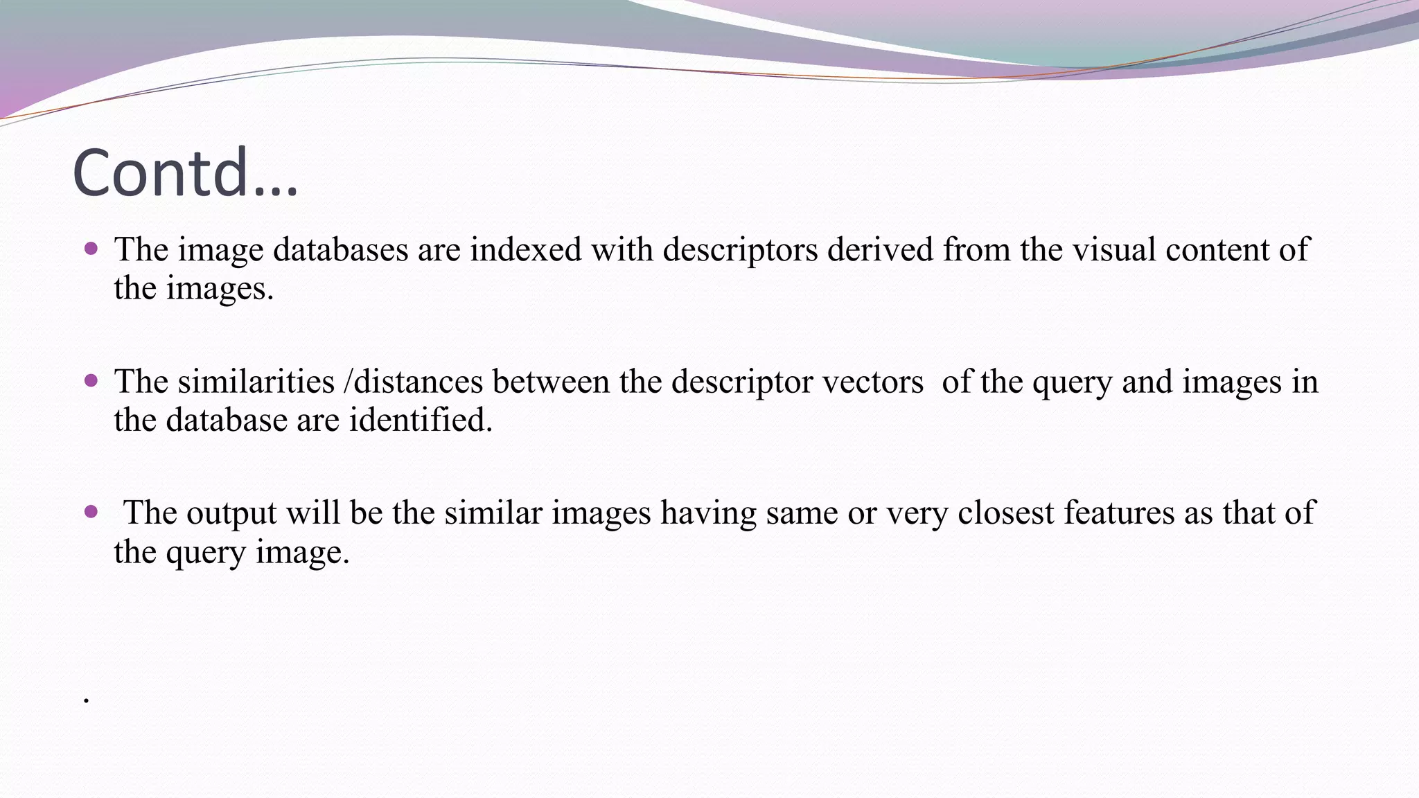 Texture based image retrieval system | PPTX