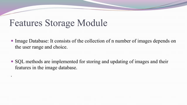 Texture based image retrieval system | PPTX
