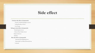 Propranolol | PPT