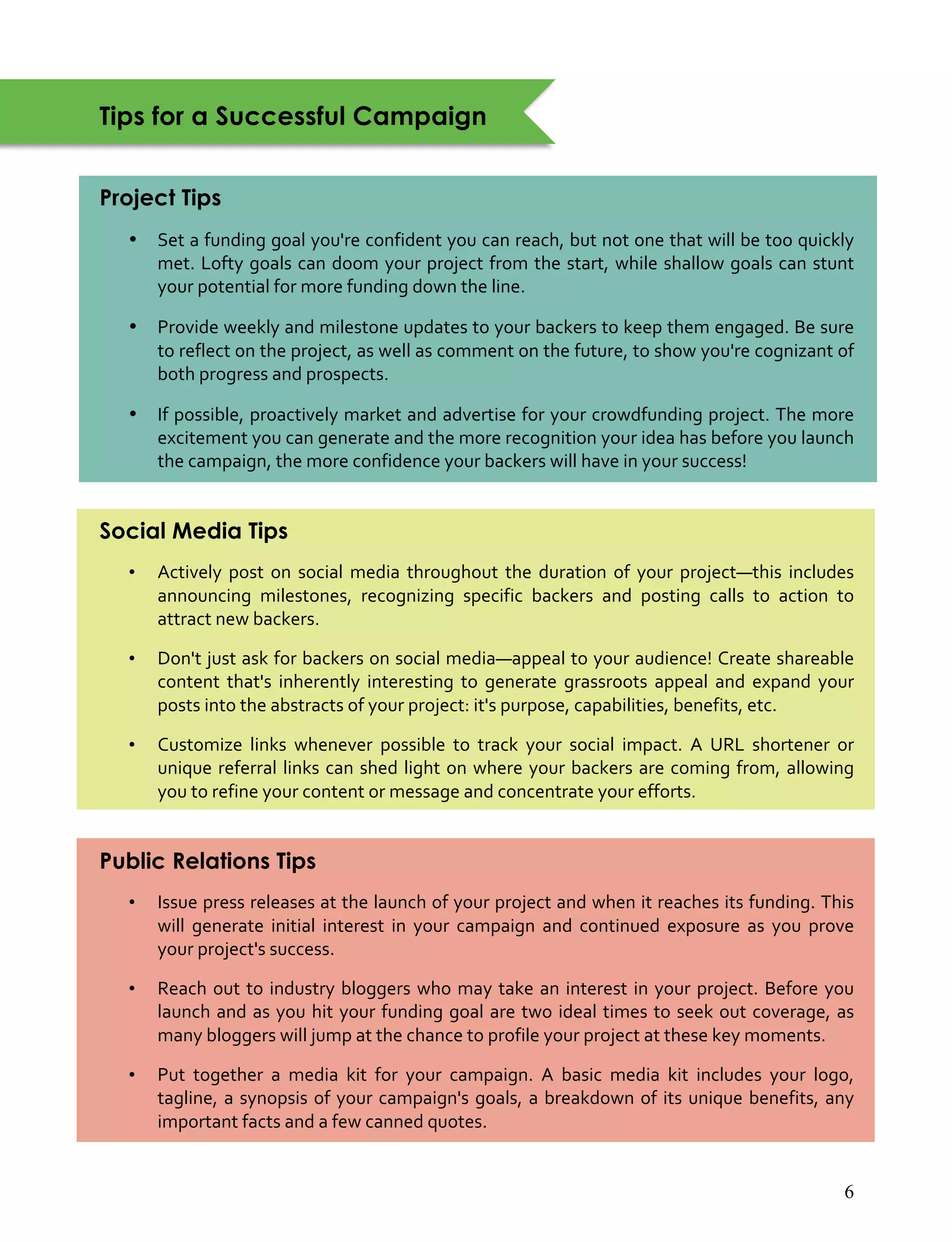 Content Writing for Crowdfunding Campaigns | PDF