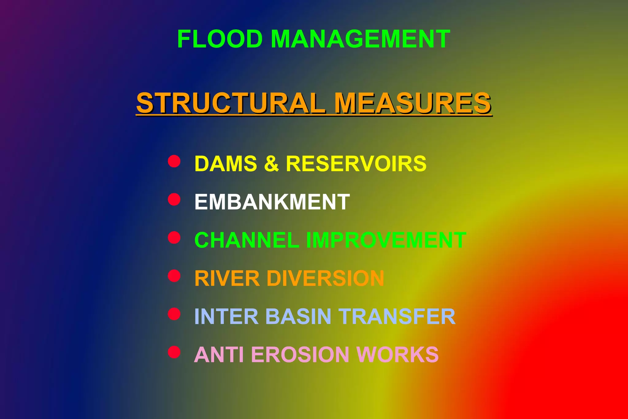 FLOOD MANAGEMENT | PPT