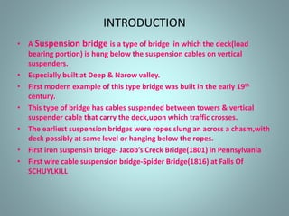SUSPENSION BRIDGE | PPTX