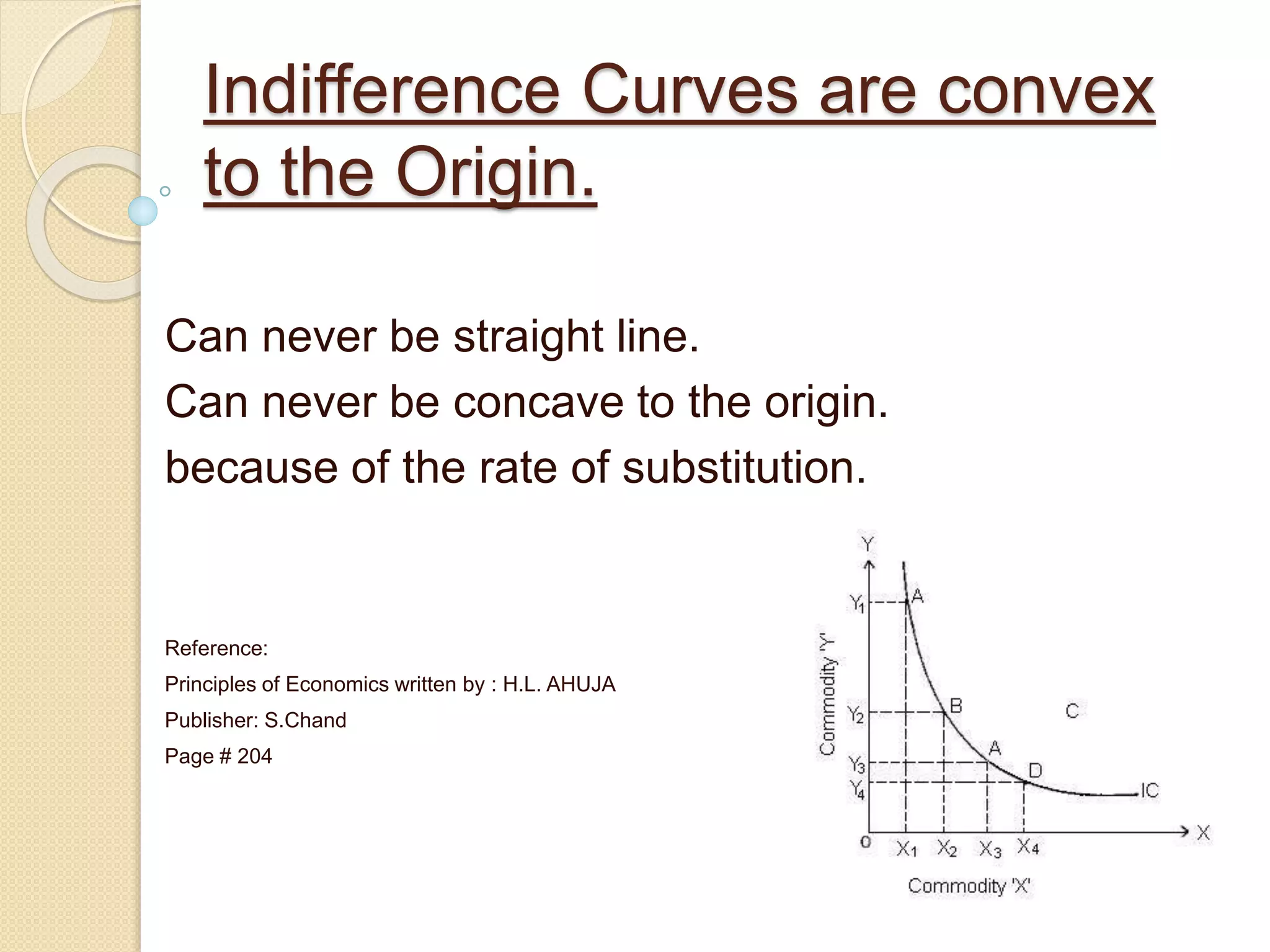 Propreties of indifference curves | PPTX