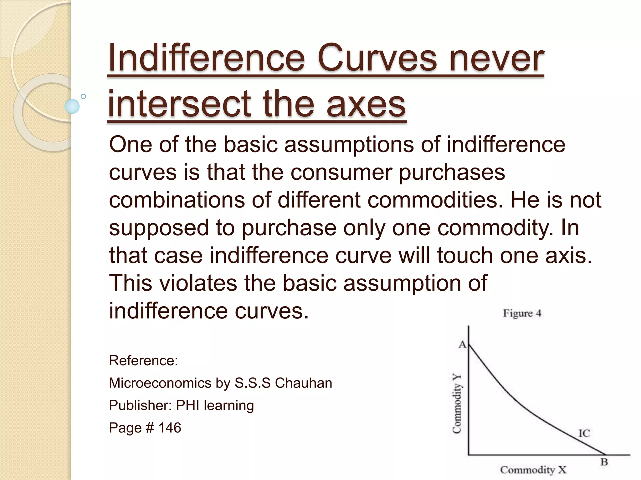 Propreties of indifference curves | PPTX