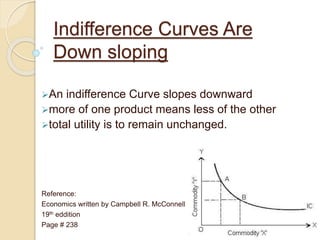 Propreties of indifference curves | PPTX