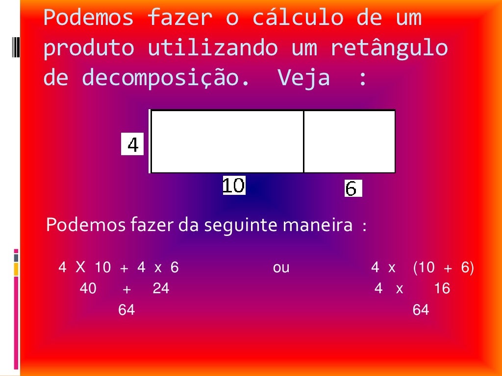 Propriedade distributiva da multiplicação em relação à adição