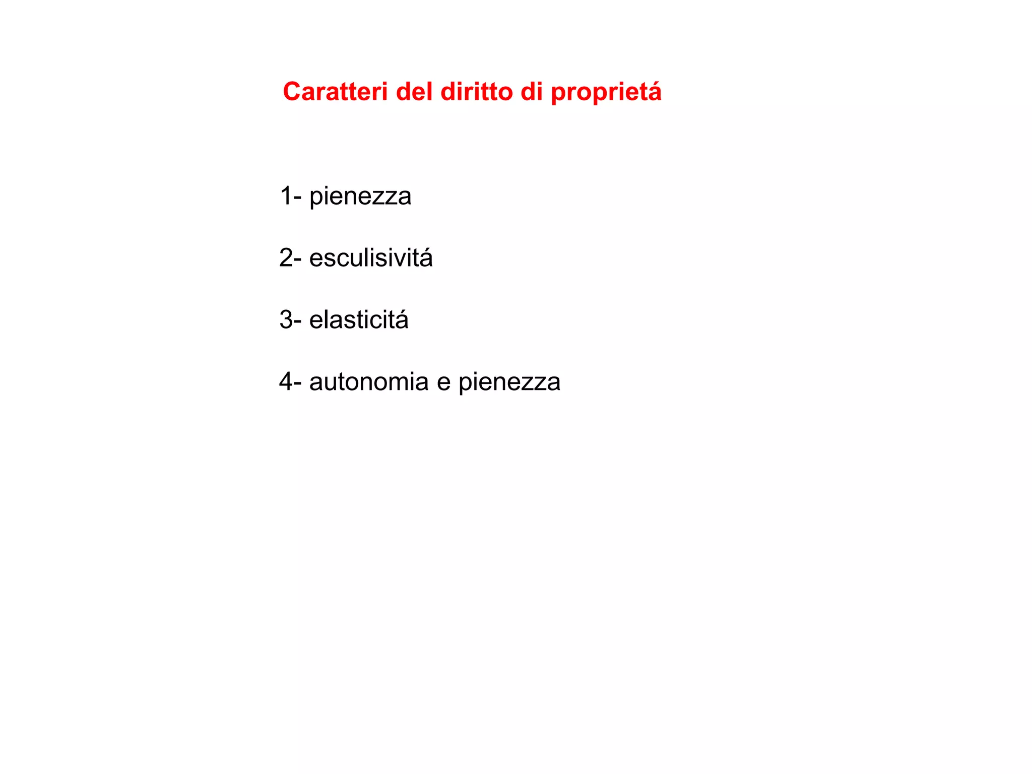 Proprieta' privata | PPTX