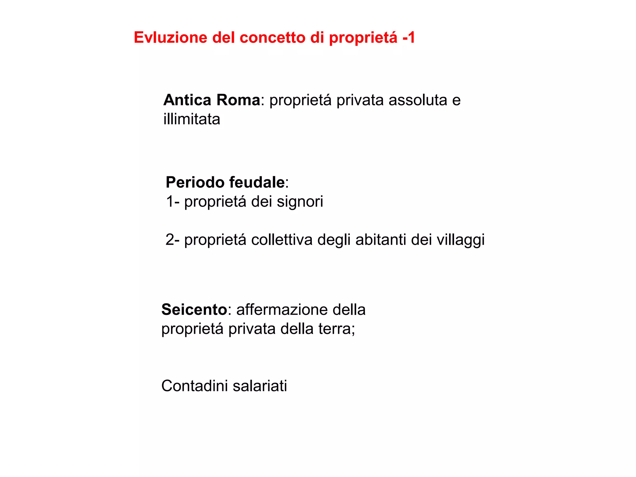 Proprieta' privata | PPTX