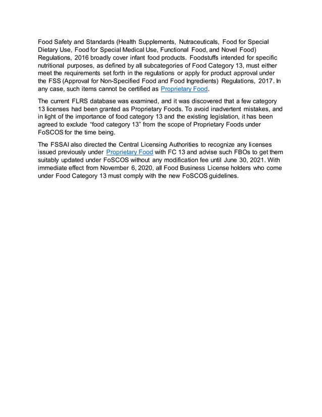 Proprietary foods | DOCX