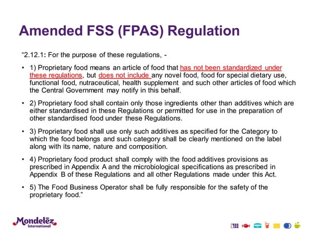 Proprietary Foods: New Definition 2016 | PPT